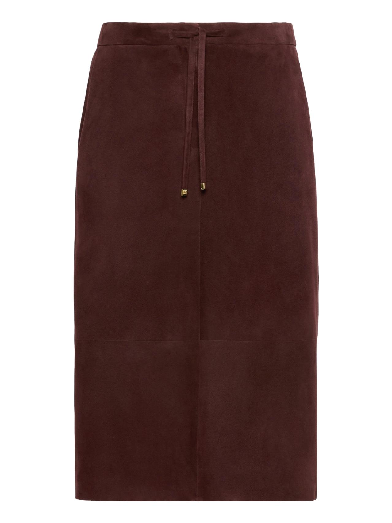 MAX MARA Max Mara Suede Midi Skirt